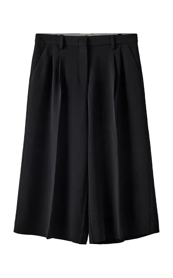 THE GARMENT Crepe Culottes - Black