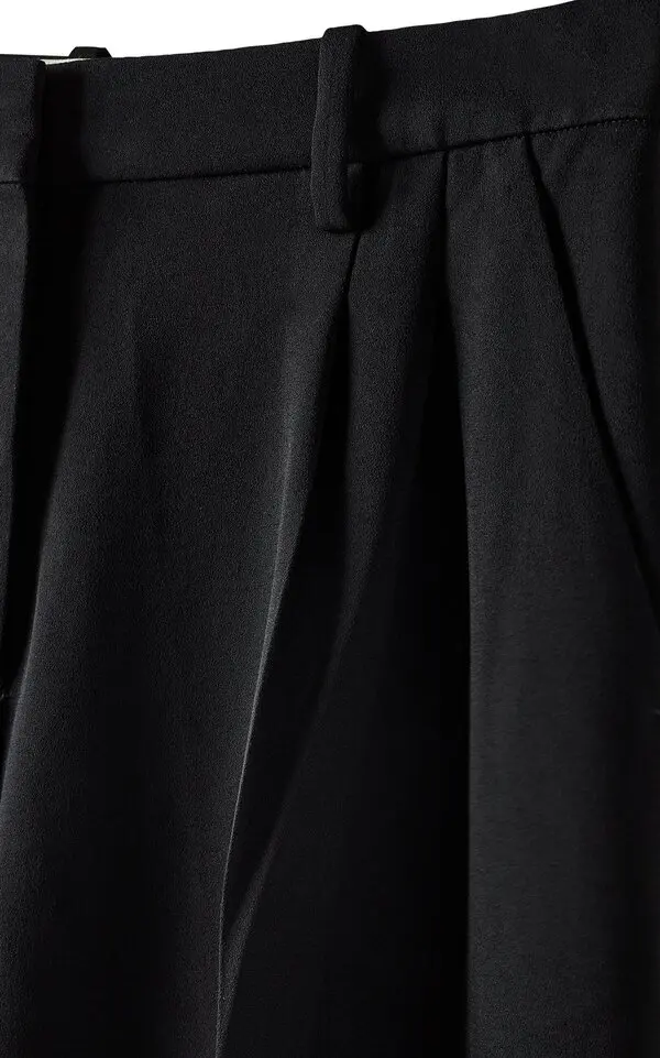THE GARMENT Crepe Culottes - Black