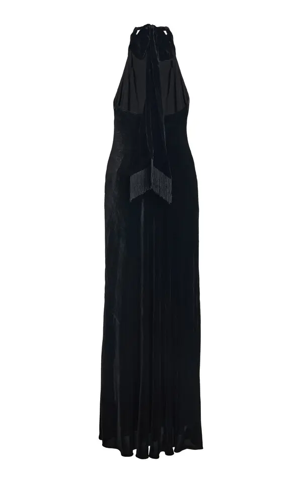 Cara Cara Huntball Silk-blend Velvet Gown
