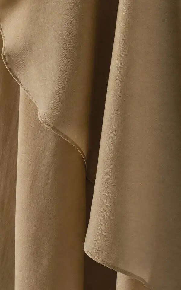 THE GARMENT Eleanor Wool-blend Flare Skirt - Olive