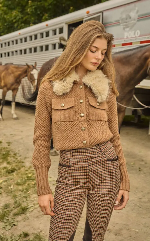Cara Cara Kodiak Cotton-merino Wool Cardigan