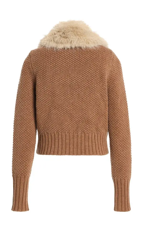 Cara Cara Kodiak Cotton-merino Wool Cardigan