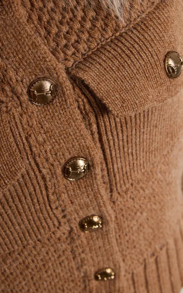 Cara Cara Kodiak Cotton-merino Wool Cardigan
