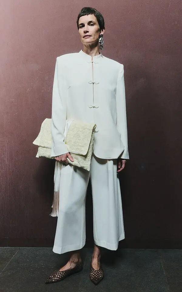 THE GARMENT Crepe Button Jacket - Off-white