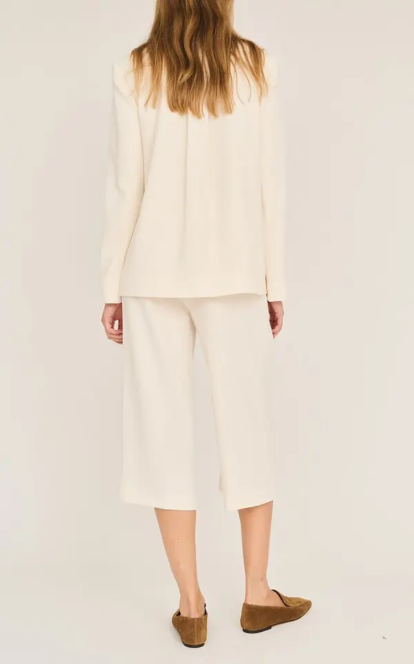THE GARMENT Crepe Button Jacket - Off-white