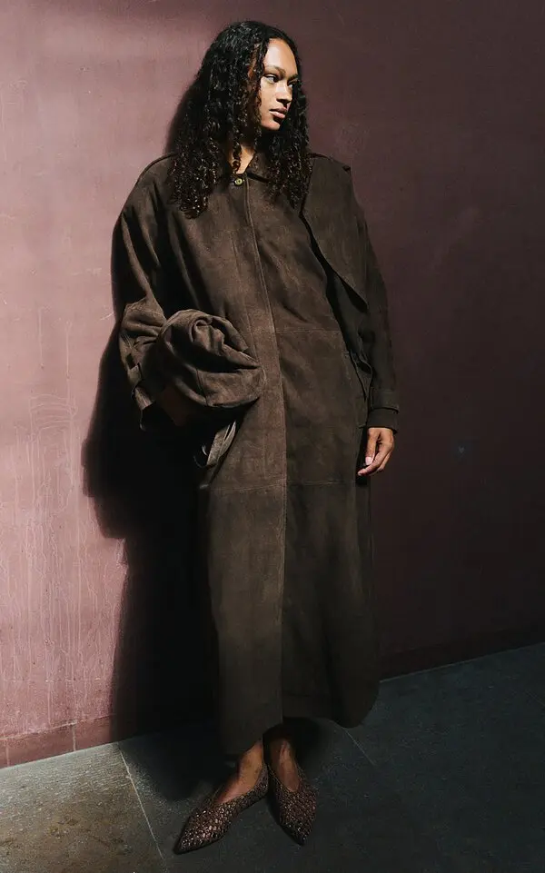 THE GARMENT Geneve Suede Trench