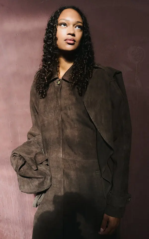 THE GARMENT Geneve Suede Trench