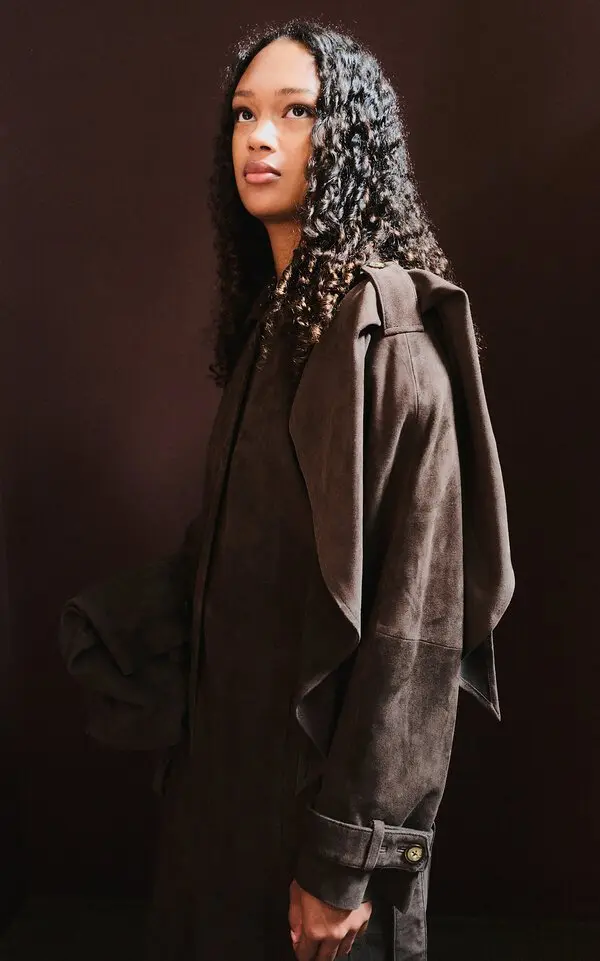 THE GARMENT Geneve Suede Trench