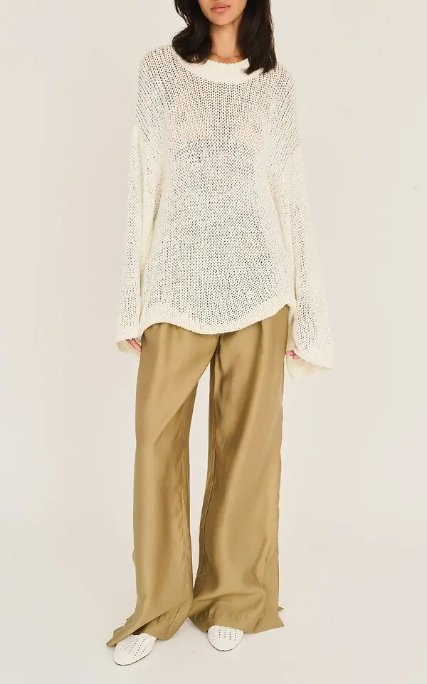 THE GARMENT Literno Cotton-blend Sweater - Off-white