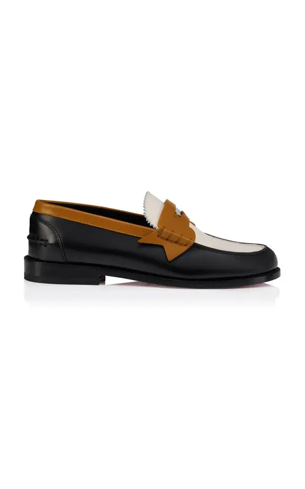 CHRISTIAN LOUBOUTIN The Plato Leather Loafers - Multi