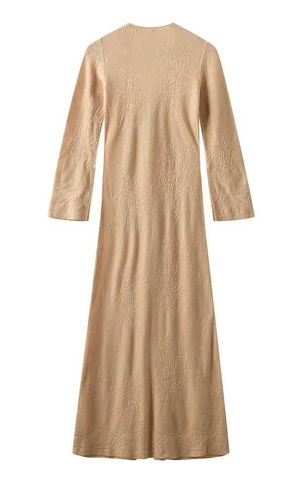 THE GARMENT Desire Cotton Button Maxi Dress - Tan
