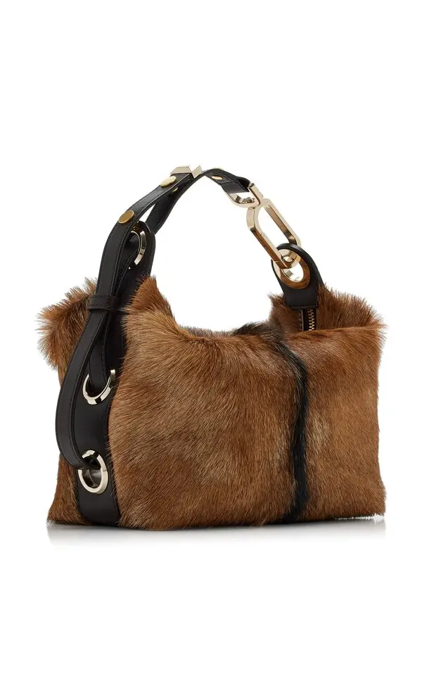 CHRISTIAN LOUBOUTIN Flo Pouch Goatskin Handbag