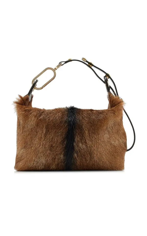 CHRISTIAN LOUBOUTIN Flo Pouch Goatskin Handbag