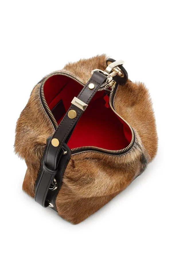 CHRISTIAN LOUBOUTIN Flo Pouch Goatskin Handbag