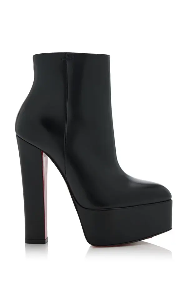 CHRISTIAN LOUBOUTIN Jennna 150mm Calfskin Boots - Black