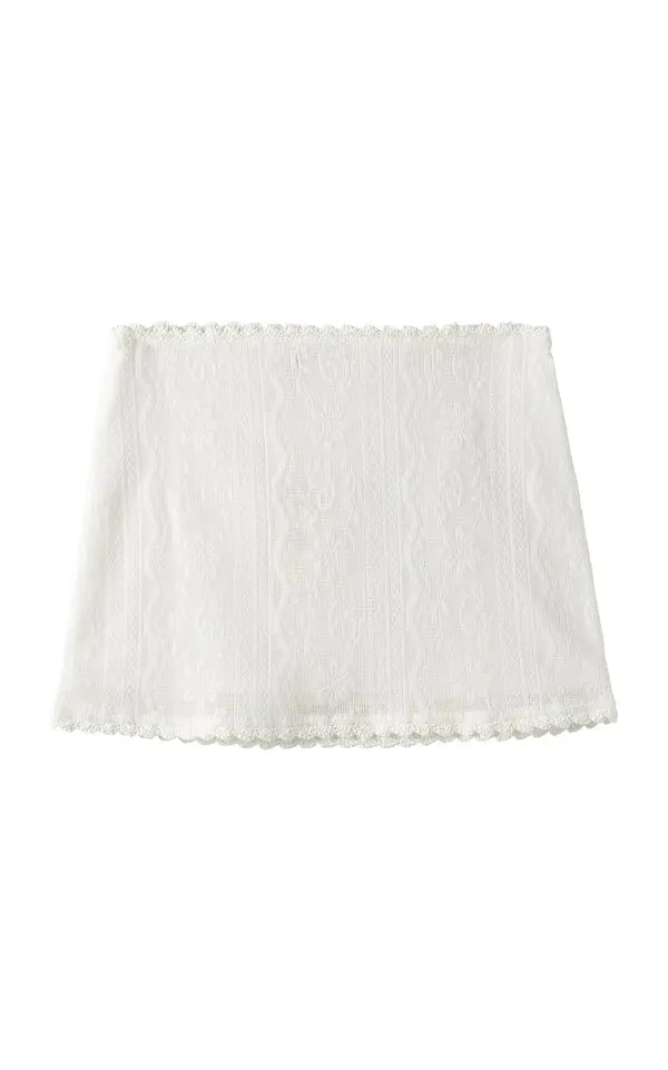 THE GARMENT Venice Cotton-blend Lace Mini Skirt