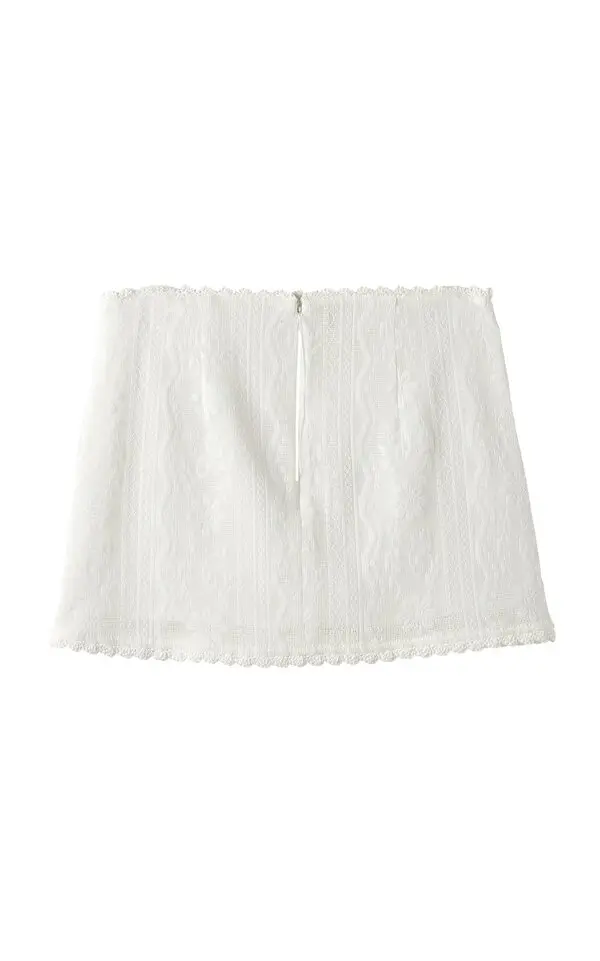 THE GARMENT Venice Cotton-blend Lace Mini Skirt