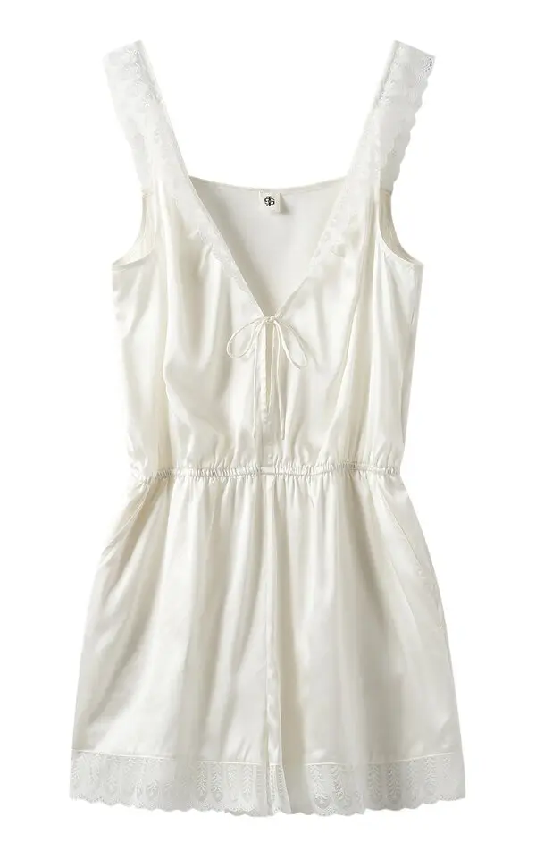 THE GARMENT Cata Silk-blend Playsuit