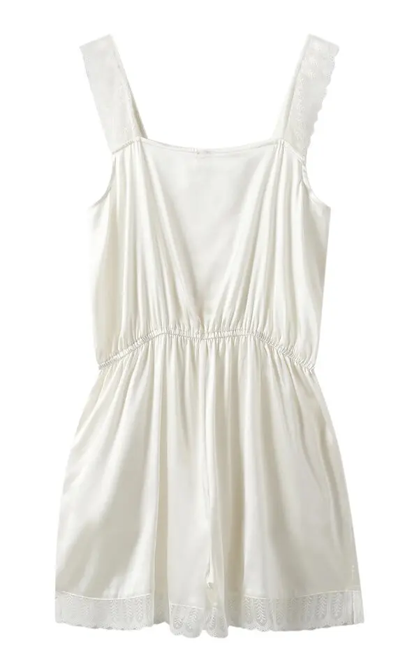 THE GARMENT Cata Silk-blend Playsuit