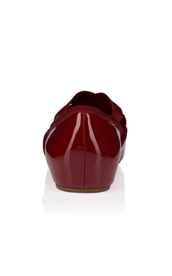 CHRISTIAN LOUBOUTIN Cassiasticina Patent Leather Ballet Flats