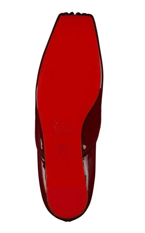 CHRISTIAN LOUBOUTIN Cassiasticina Patent Leather Ballet Flats