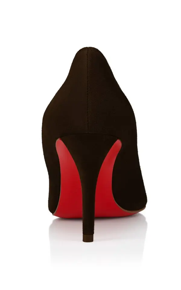 CHRISTIAN LOUBOUTIN Miss Z 80mm Velour Leather Pumps