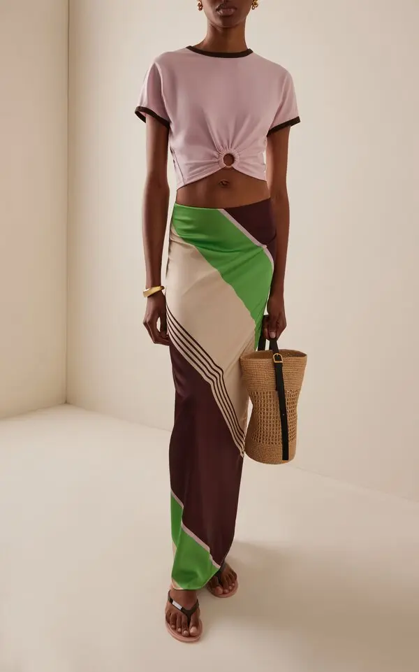 BAOBAB Renata Satin Maxi Skirt