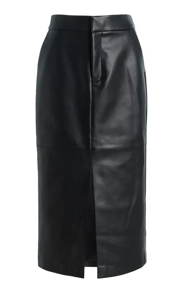 FAVORITE DAUGHTER The Vegan Leather Meyer Skirt