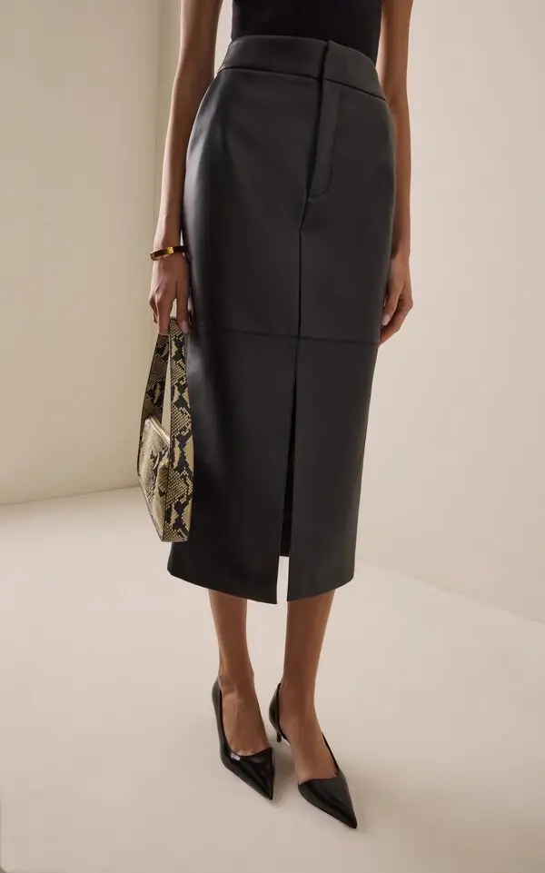 FAVORITE DAUGHTER The Vegan Leather Meyer Skirt