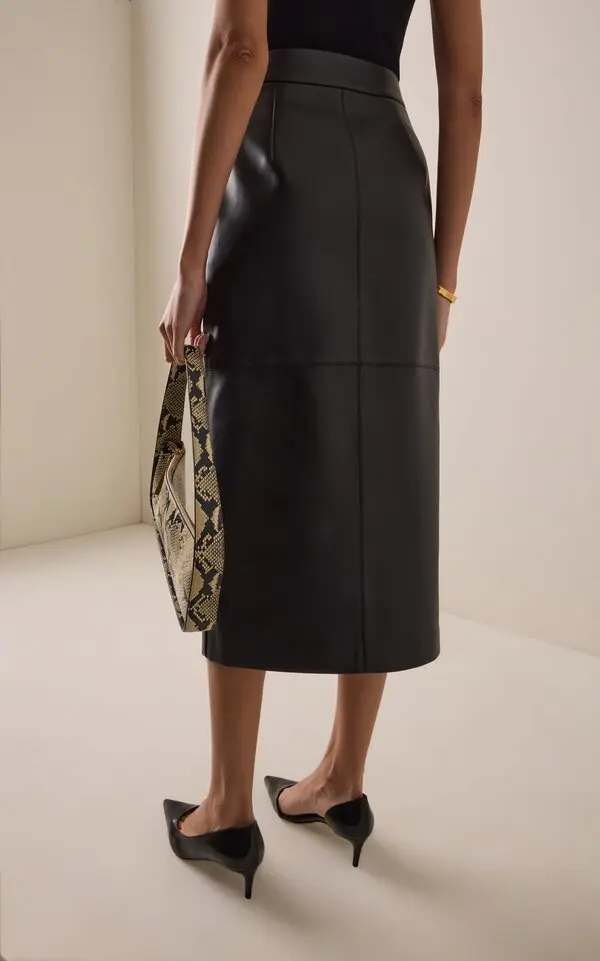 FAVORITE DAUGHTER The Vegan Leather Meyer Skirt