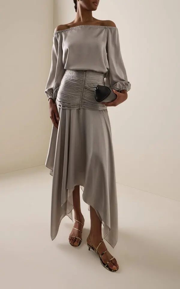 FRANCESCA MIRANDA Erden Silk Skirt