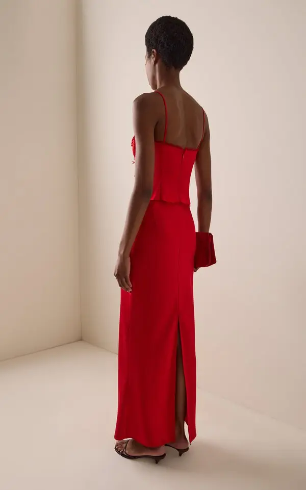Alejandra Alonso Rojas Hand Draped Satin Gown