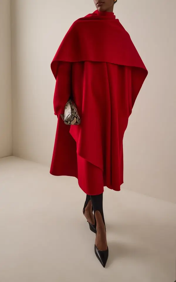 Tove Maxime Wool Scarf Coat