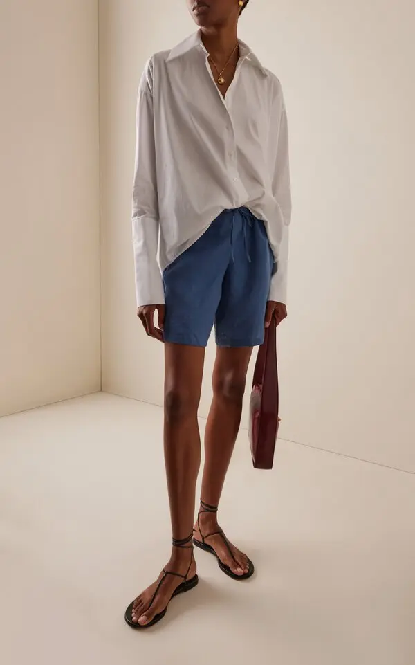 THE ANTEROS Exclusive Coen Linen Shorts