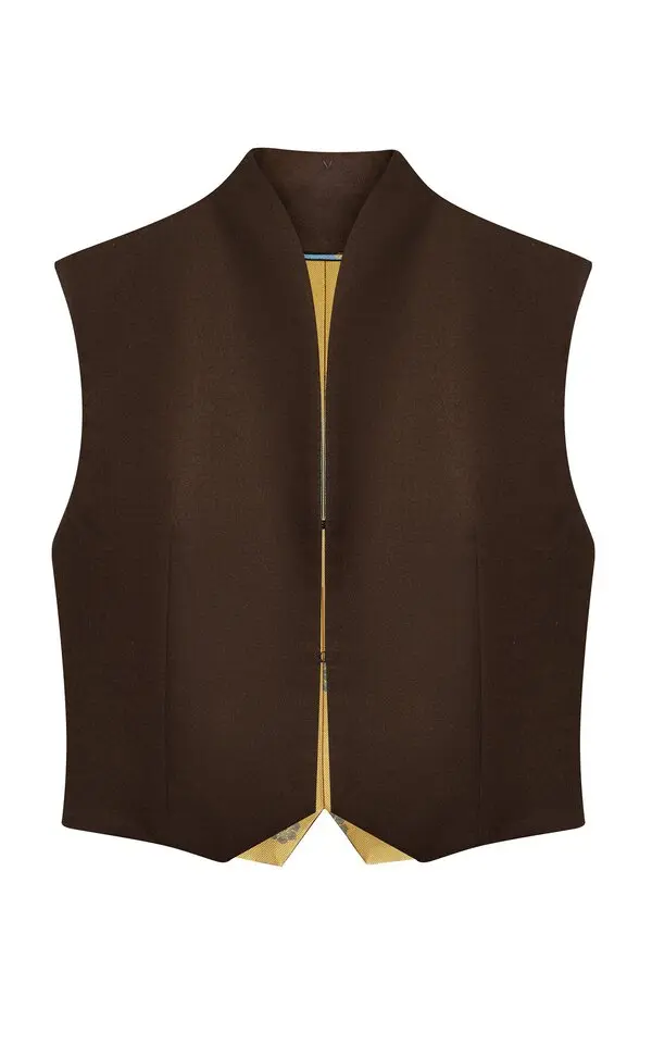 DI STAVNITSER Joker Reversible Wool-blend Vest