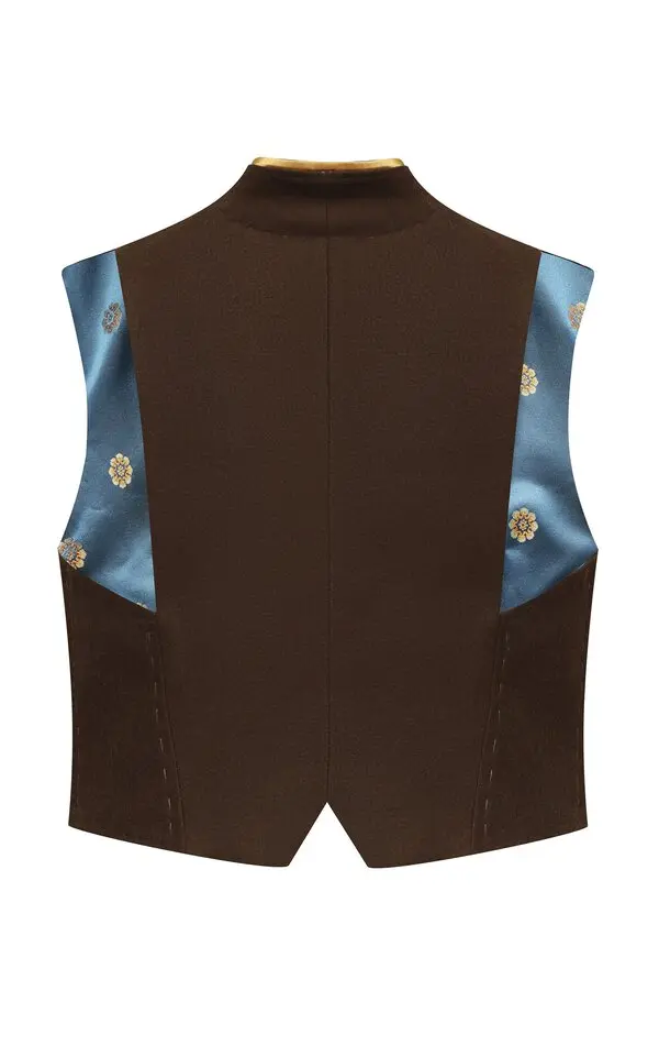 DI STAVNITSER Joker Reversible Wool-blend Vest