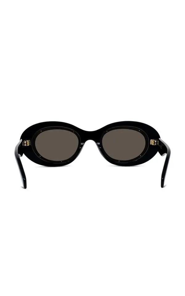 Loewe Anagram Oval-frame Acetate Sunglasses