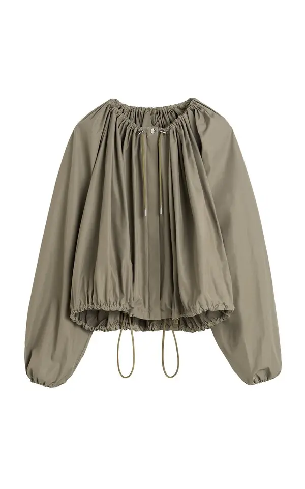 TOTEME Gathered Parachute Shell Coat - Neutral