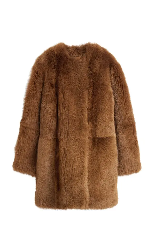TOTEME Short Shearling Coat