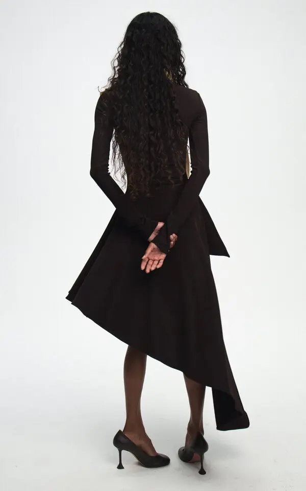 Arakii Jersey Spiral Dress
