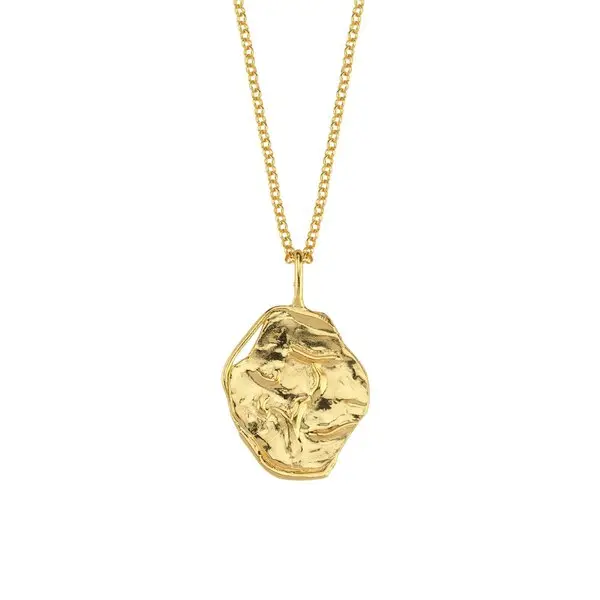 ASSUWA Ode To Aphrodite Plated Sterling Silver Pendant Necklace - Gold