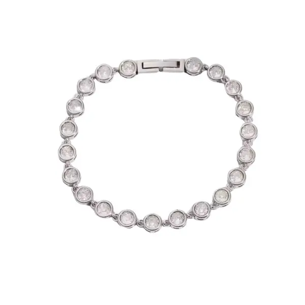 NAZZAR Bezel Tennis Bracelet