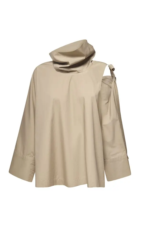 DI STAVNITSER Berlin Cotton-blend Top - Neutral