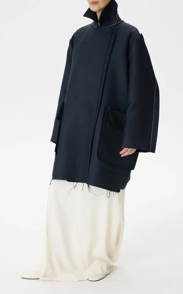 DI STAVNITSER Car Wool-silk Coat