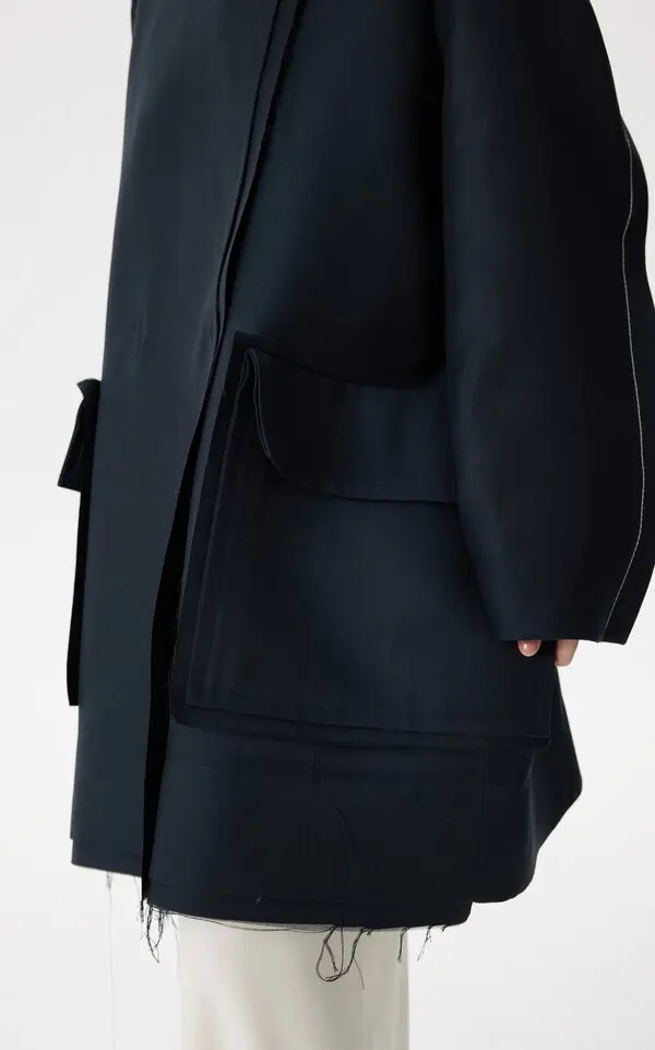 DI STAVNITSER Car Wool-silk Coat