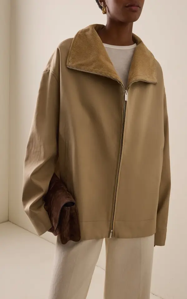 TOTEME Zipped Country Cotton Jacket
