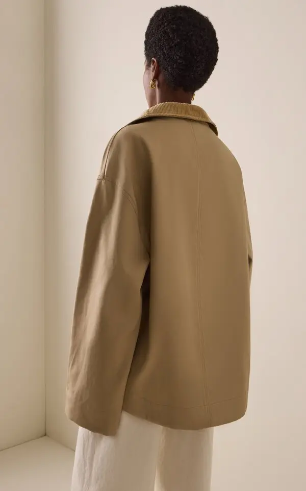 TOTEME Zipped Country Cotton Jacket