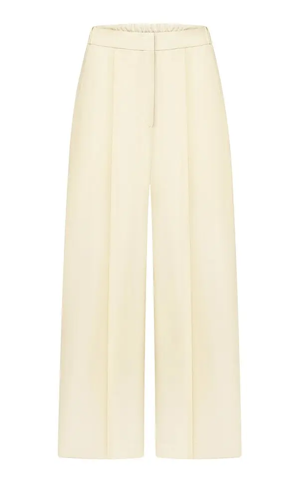 DI STAVNITSER Nera Wool-blend Pants - Ivory