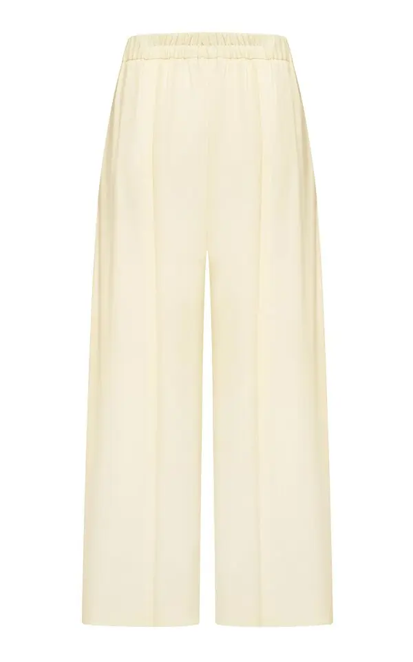 DI STAVNITSER Nera Wool-blend Pants - Ivory