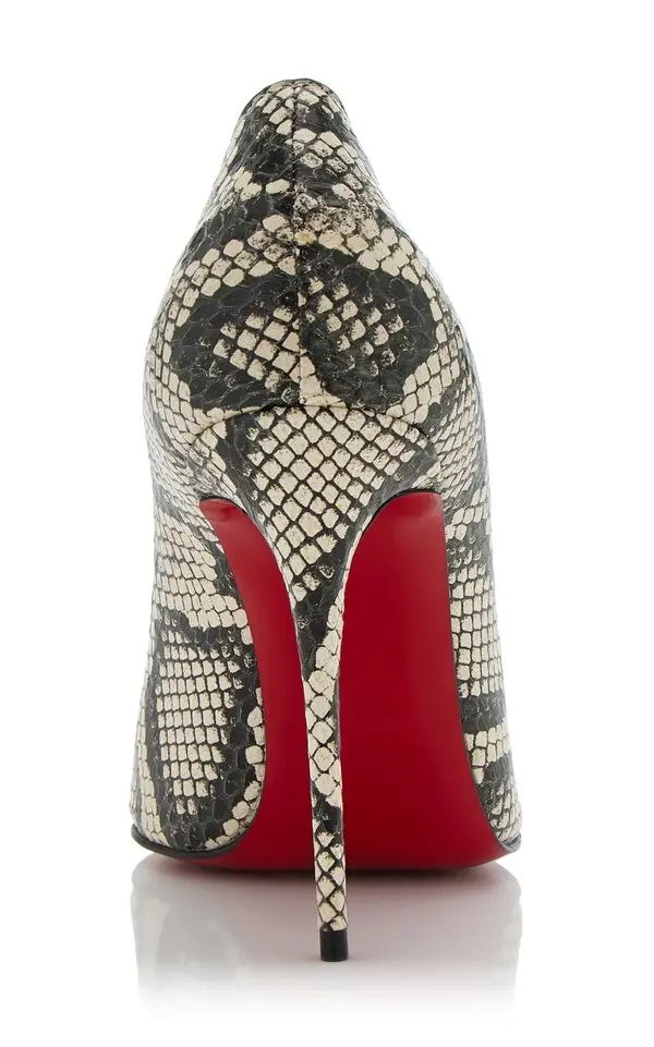 CHRISTIAN LOUBOUTIN La Pigalle 100m Leather Pumps